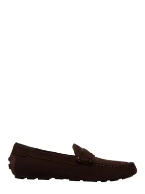 Bally Kerbs Suede Loafers - Brown