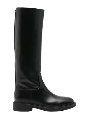 GIANVITO ROSSI Leather Boots - Black