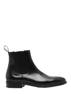 DOUCAL'S Leather Chelsea Boots - Black