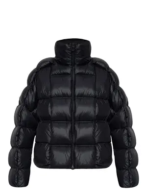 RAXXY Panelled Puffer Jacket - Black