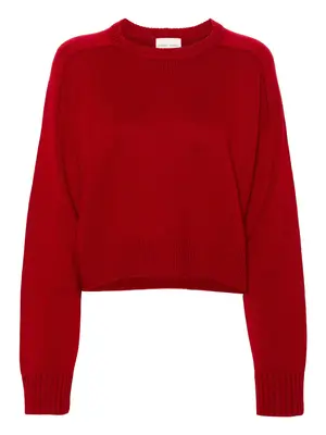 LOULOU DE SAISON Logo-Embroidered Sweater