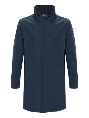 COLMAR Rubberised Logo Patch Coat - Blue