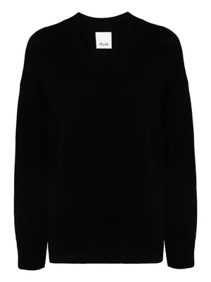 ALLUDE Cashmere Sweater - Black
