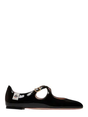 Bally Patent Ballerina Shoes - Black