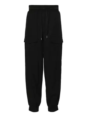 Helmut Lang Tapered Cargo Trousers - Black