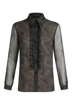 ETRO ETRO Printed Ruched Shirt