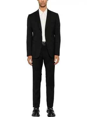 Emporio Armani Virgin-wool Suit - Black