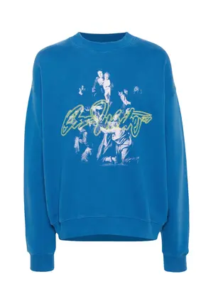 Off-White Script Mary Sweatshirt - Blue