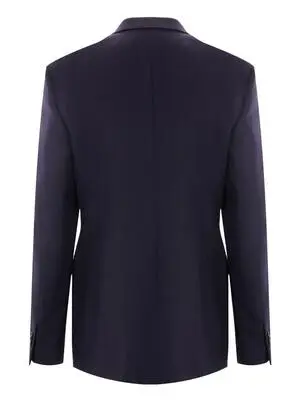 Loewe Wool Double-breasted Blazer - Blue