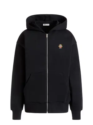 Bally Embroidered-logo Hoodie - Black