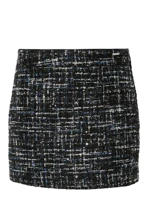 Liu Jo Bouclé Mini Skirt - Black