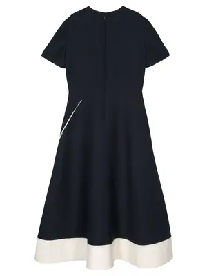Valentino Garavani Textured Midi Dress - Blue