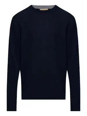 Woolrich Logo-embroidered Wool Sweater - Black