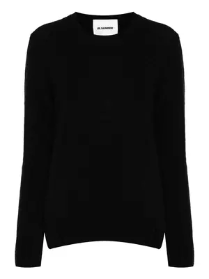 JIL SANDER Ribbed-trim Sweater - Black