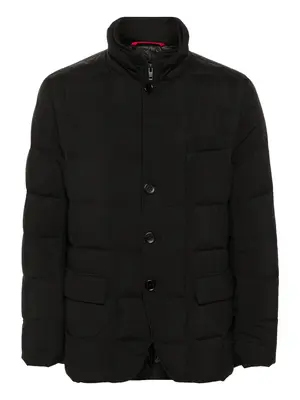 FAY Double-front Padded Jacket - Black