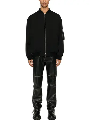 JIL SANDER 71 Bomber Jacket - Black