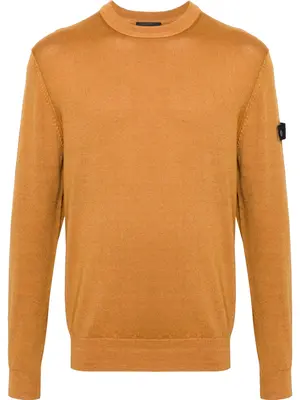 Peuterey Logo-patch Sweater - Brown