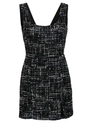 Liu Jo Bouclé Mini Dress - Black