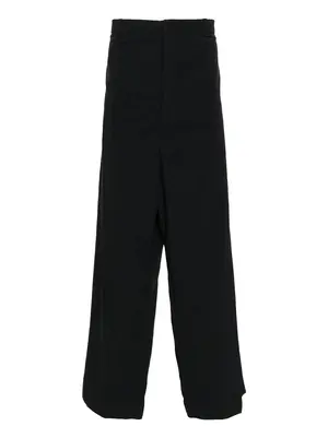 Balenciaga Wide-leg Trousers - Black