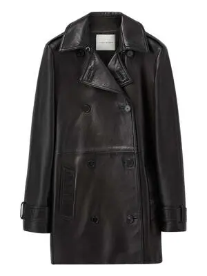 Veronica De Piante Charlotte Trench In Leather - Black