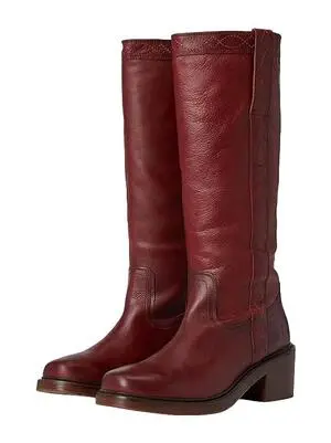 THE FRYE COMPANY Kate Pull-on Boots - Red