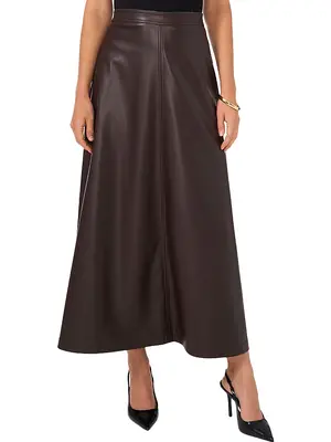 Vince Camuto Maxi Skirt Dark Roast