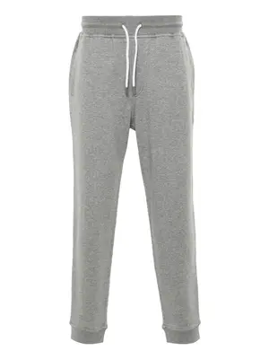 Brunello Cucinelli Mélange-effect Track Pants - Grey
