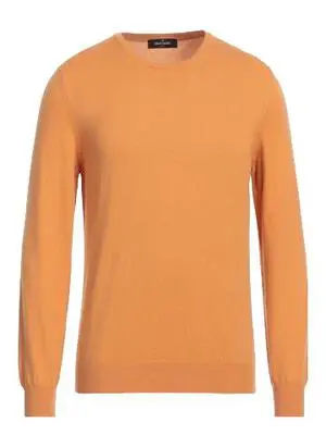 GRAN SASSO Crewneck Cashmere Sweater - Orange