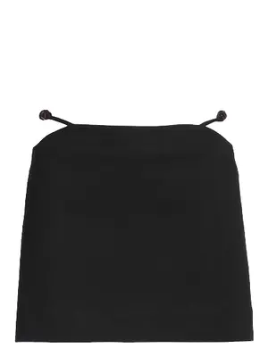 GANNI Mini Flared Skirt - Black