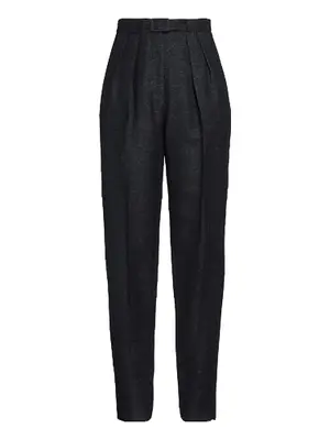 Emporio Armani High-waisted Tapered Pants - Blue