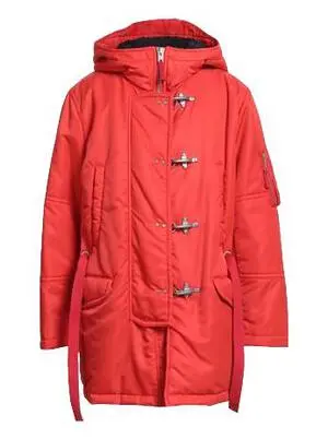 FAY ARCHIVE Duffle Coat - Tomato Red