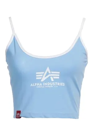 Alpha Industries Top Light Cotton Elastane - Blue