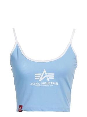 Alpha Industries ALPHA INDUSTRIES Top With Logo Light Blue