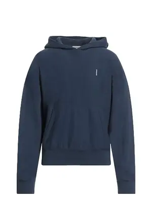Sandro SANDRO Fleece Sweatshirt With Embroidered Logo Navy Blue