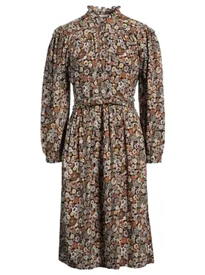 Antik Batik Midi Shirt Dress - Beige