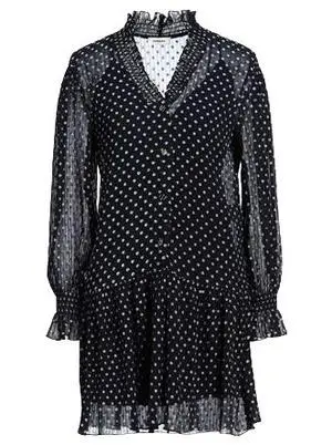 Sandro Mini Shirt Dress - Midnight Blue