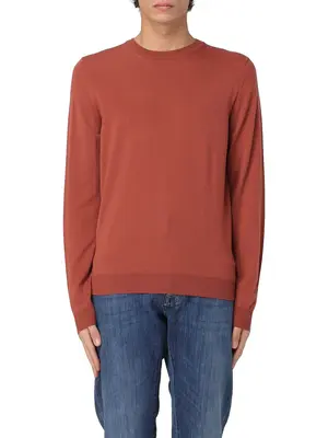 ZANONE Zanone Crew Neck Fine Knit Sweater Rust