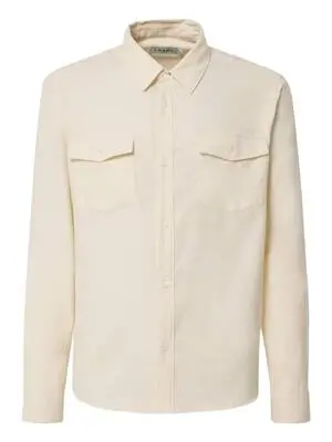 FRAME Cotton And Wool Shirt - White