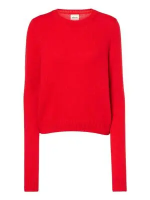 Khaite Diletta Cashmere Sweater - Red