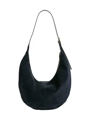 Madewell Madewell The Essential Curve Shoulder Bag Deep Indigo
