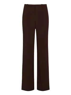 Vince Mid-rise Flare Trousers - Deep Espre