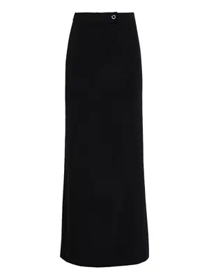 Derek Lam 10 Crosby Raye Crepe Maxi Skirt - Black