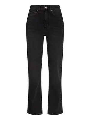 Maje High-rise Bootcut Jeans - Black