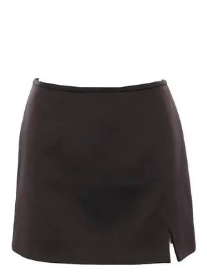 Marc Jacobs Duchess Satin Skirt - Black