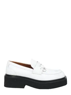 Marni Leather Loafers - White