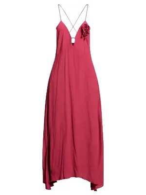 MANILA GRACE Asymmetric Maxi Dress - Pink