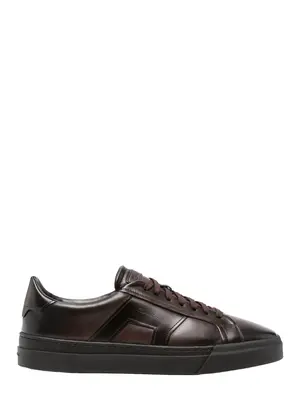 Santoni Santoni Logo-Debossed Sneakers Brown