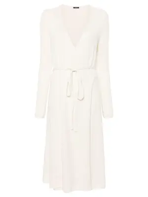 JOSEPH Knitted Maxi Dress - White