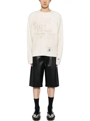 Mihara Yasuhiro Printed Sweatshirt - Neutrals