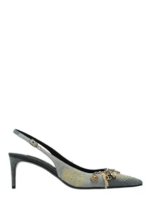 Dolce & Gabbana Dna 65mm Embellished Pumps - Blue